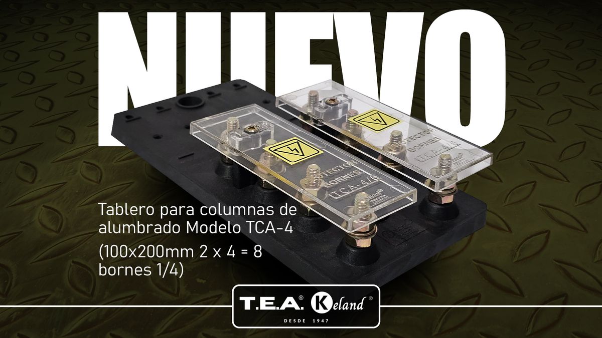 TEA Keland lanza el nuevo: Tablero para columnas de alumbrado Modelo TCA-4